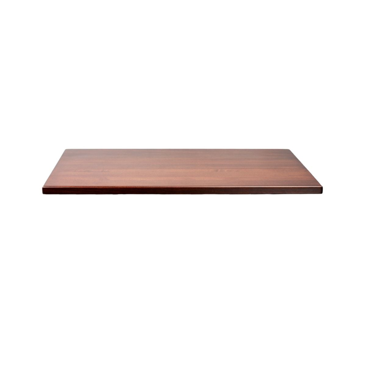 Solid Wood Table Top - Dark Walnut Finish - 30 Inch by 42 Inch Rectangle