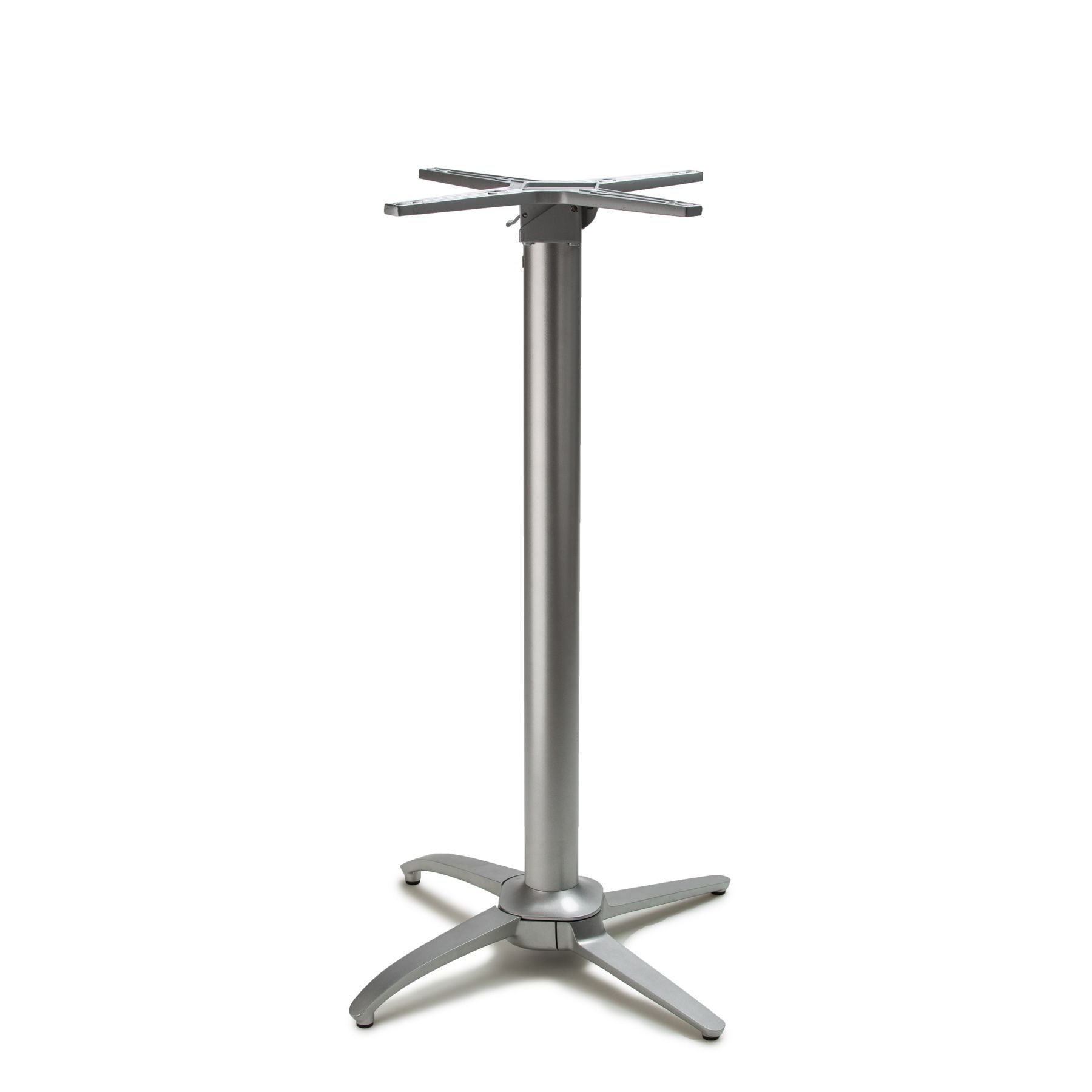No-Rock Terrace Metallic Silver - Self Stabilizing Table Base - Bar ...